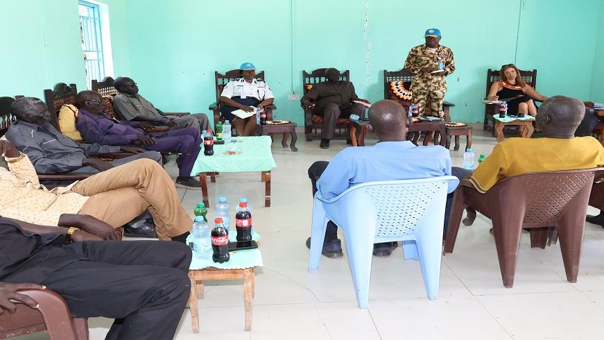 Ag HoM/FC meets with Ngok Dinka Paramount Chief and Chiefs | UNISFA